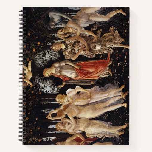 Botticelli's Primavera Spring Italian Renaissance Notebook | Zazzle