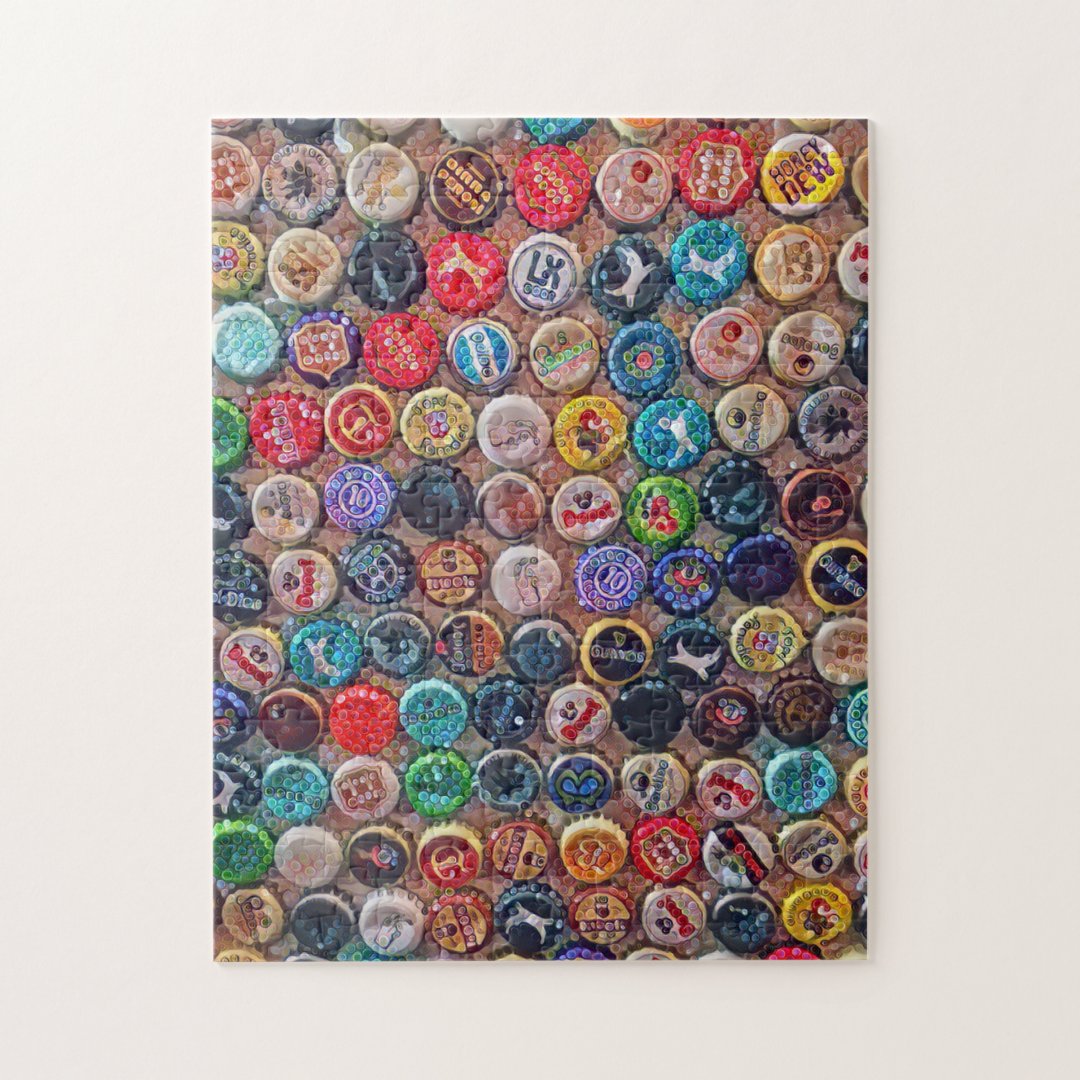 Bottle Cap Collection Puzzle | Zazzle