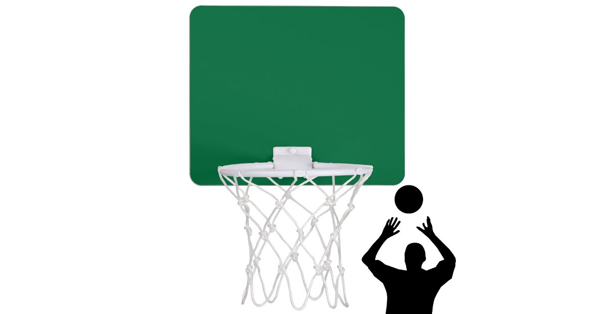 Bottle Green Solid Color | Classic | Elegant Mini Basketball Hoop | Zazzle
