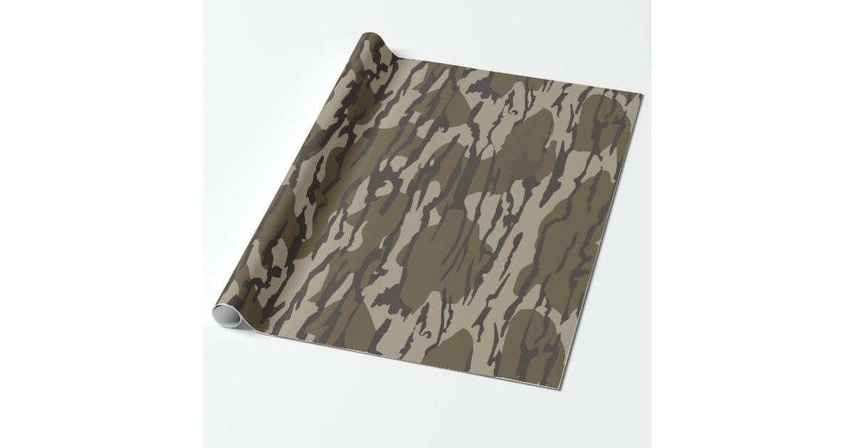Bottom Land Camo Wrapping Paper | Zazzle