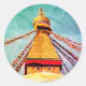 Boudhanath Stupa, Buddha Eyes, Himalayas, Nepal Classic Round Sticker ...
