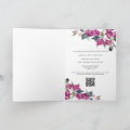 Bougainvillea Burgundy Floral German Wedding Invitation | Zazzle