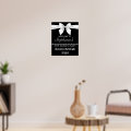 Bougie Pearls Black Birthday Party Welcome Sign | Zazzle