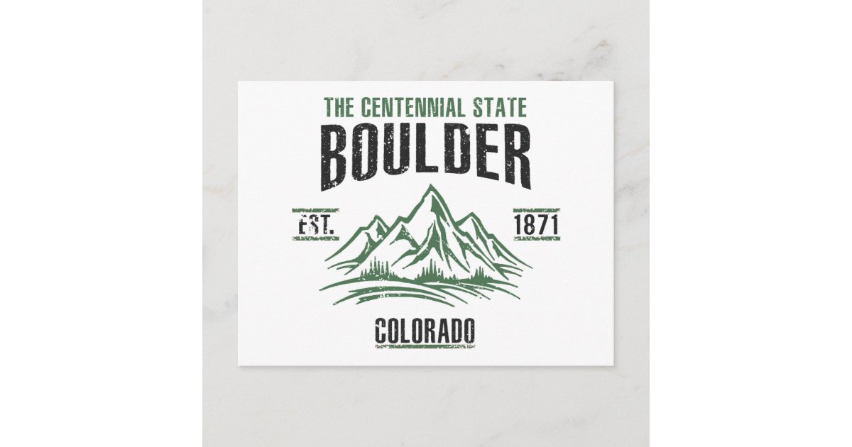 Boulder Postcard | Zazzle