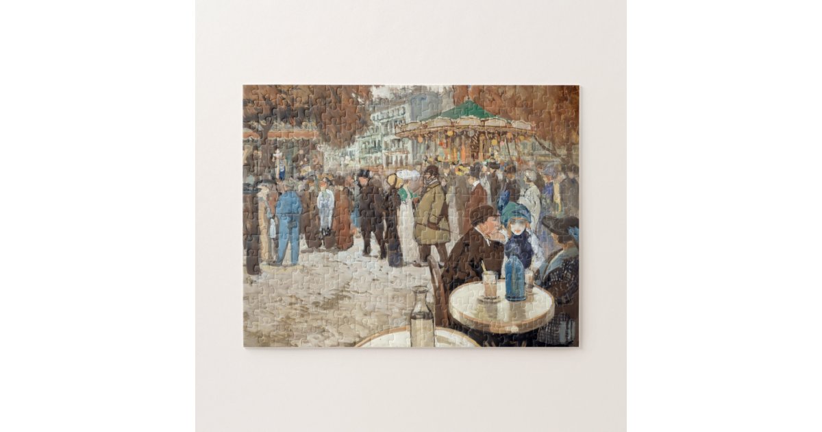 Boulevard de Clichy | Louis Abel-Truchet Jigsaw Puzzle | Zazzle