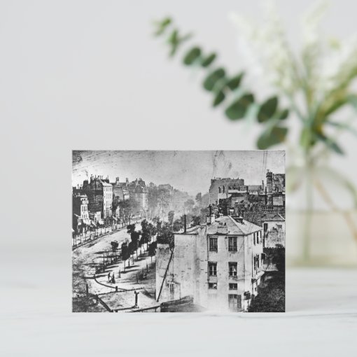 Boulevard du Temple Paris France 1838 Postcard | Zazzle