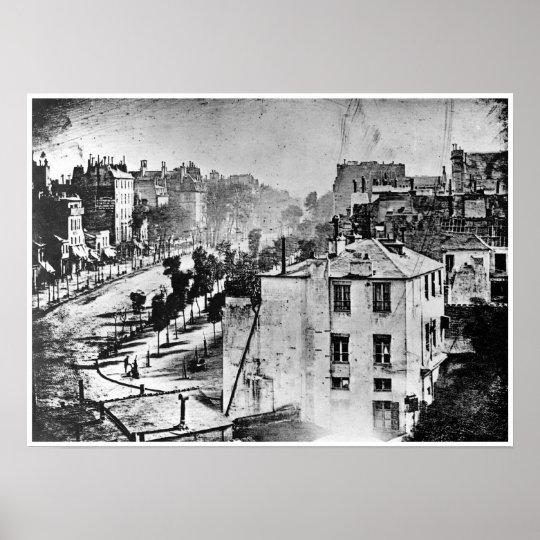 Boulevard du Temple Paris France 1838 Poster | Zazzle.com