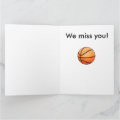 Bounce Back Soon Basketball Card | Zazzle
