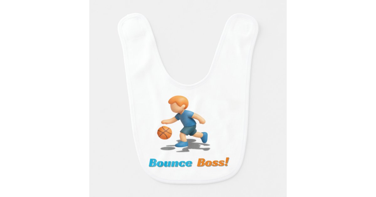 Bounce Boss Baby Bib | Zazzle