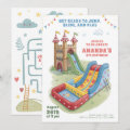 Bounce House Birthday Invitation | Zazzle