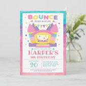 Bounce House Birthday Party Invitation | Zazzle