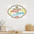 Bounce House Sign Carnival Circus Birthday | Zazzle