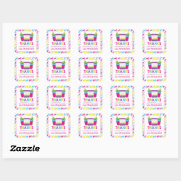 Bounce House Stickers / Bounce House Favor Tags | Zazzle