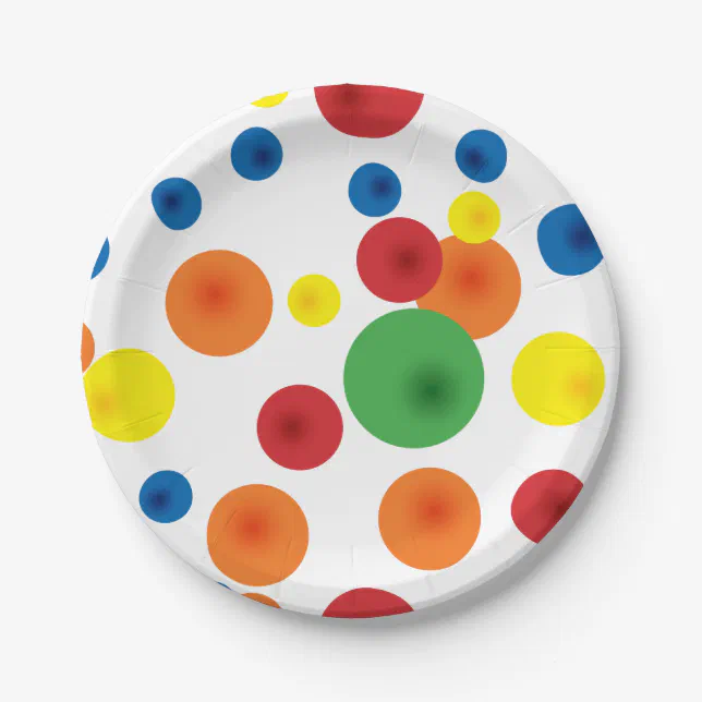 Bouncy Ball Paper Plates | Zazzle