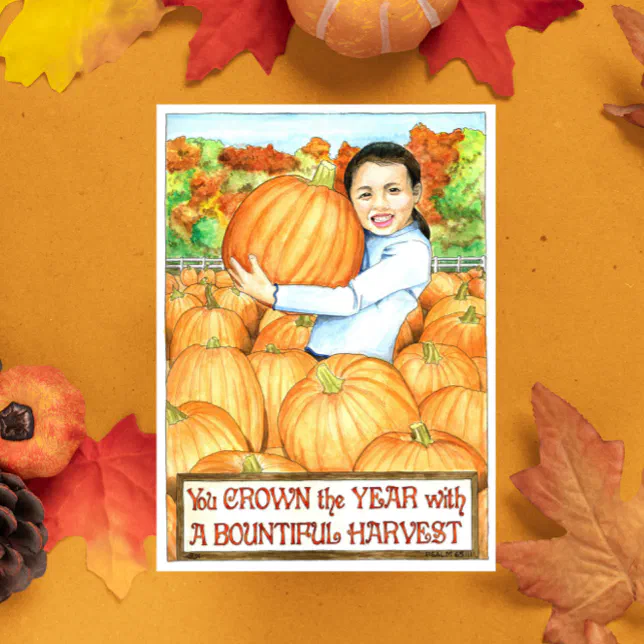 Bountiful Harvest Inspirational Postcard | Zazzle