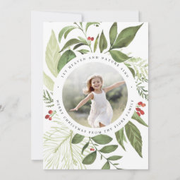 Bountiful | Holiday Photo Card | Zazzle