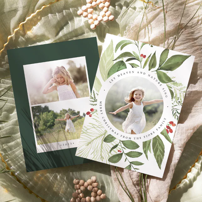 Bountiful | Holiday Photo Card | Zazzle