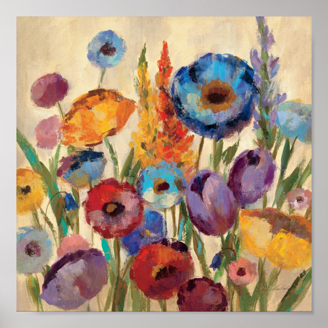 Bouquet of Flowers Poster | Zazzle