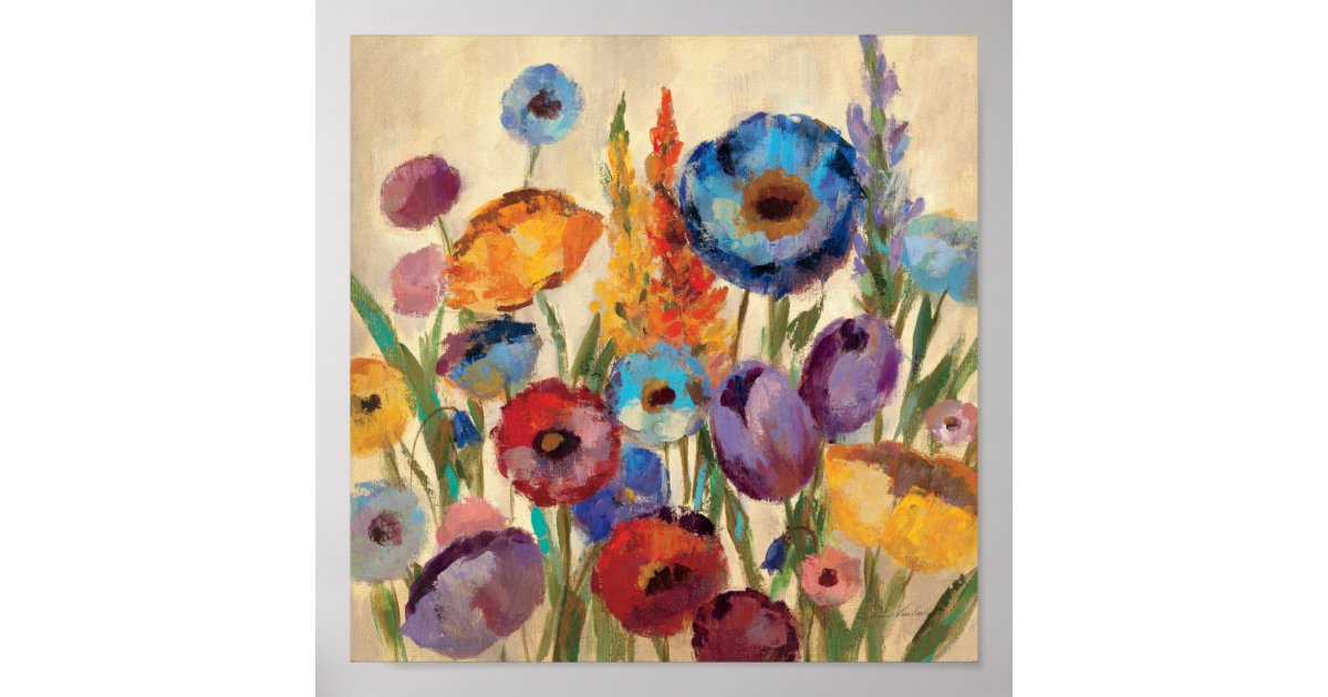 Bouquet of Flowers Poster | Zazzle