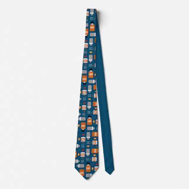 Bourbon Pattern Neck Tie | Zazzle