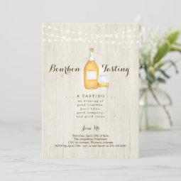 Bourbon Tasting Party Invitation | Zazzle