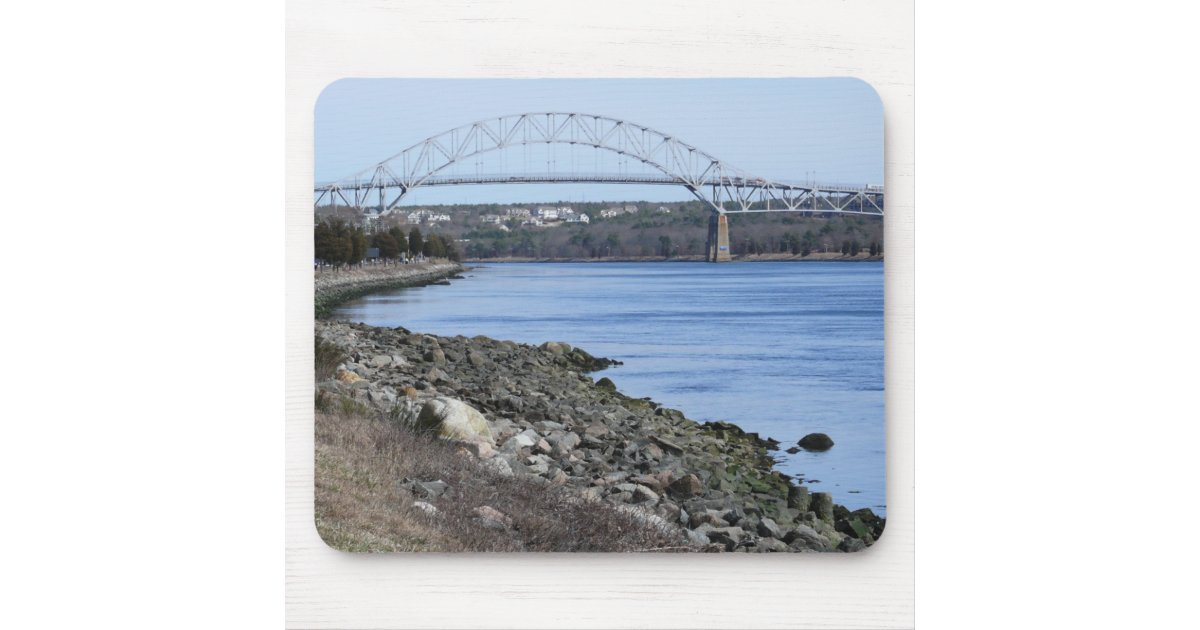 Bourne Bridge Cape Cod Mousepad | Zazzle