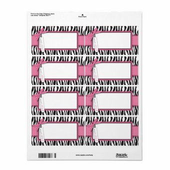 Boutique Chic Cupcake Name Tag | Zazzle
