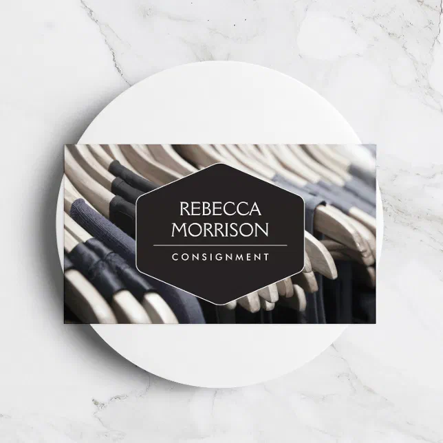 Boutique, Consignment, Fashion Designer, Closet Business Card | Zazzle
