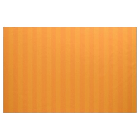 Orange Stripes Fabric | Zazzle