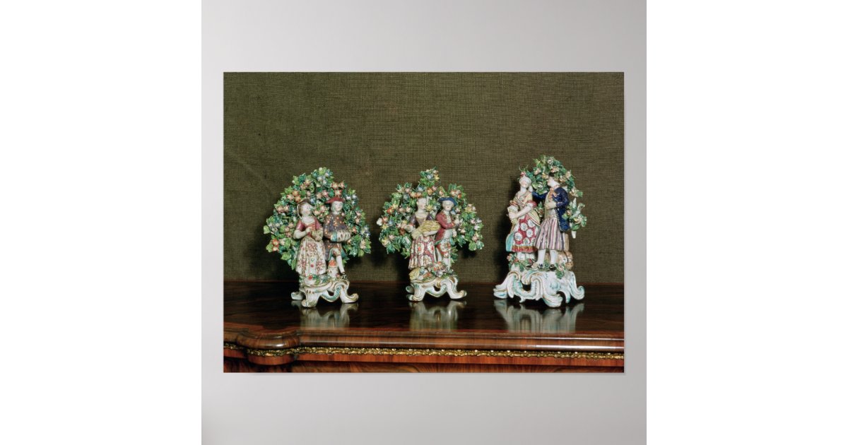 Bow porcelain figures, 1761 poster | Zazzle