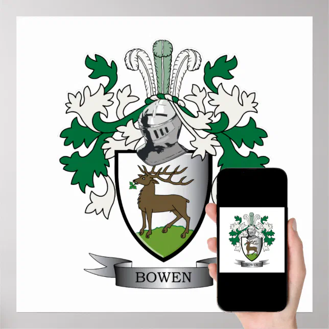Bowen-Coat-of-Arms Poster | Zazzle