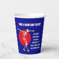 Bowing Skeleton Rad Tech Appreciation Paper Cups | Zazzle