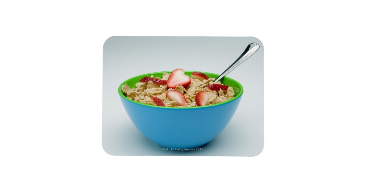 Bowl of cereal magnet | Zazzle