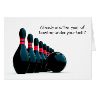 Bowling Birthday Cards - Greeting & Photo Cards | Zazzle