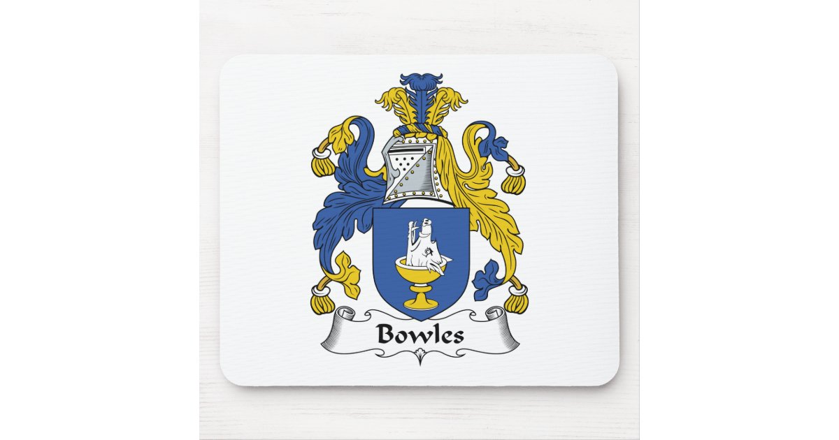 Bowles Family Crest Mouse Pad | Zazzle