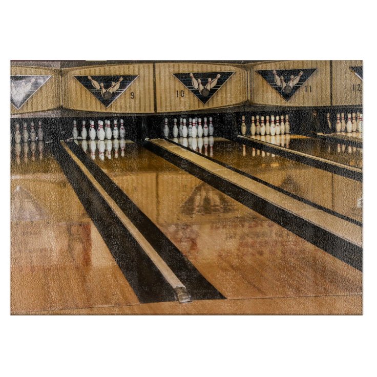 Bowling Alley Cutting Board | Zazzle