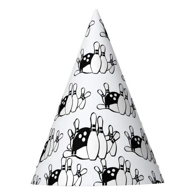 Bowling Ball And Pins Paper Hat | Zazzle