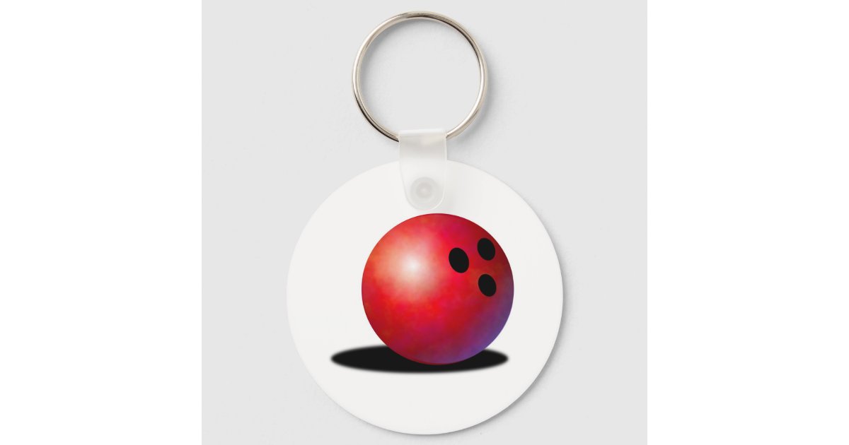 Bowling ball keychain | Zazzle