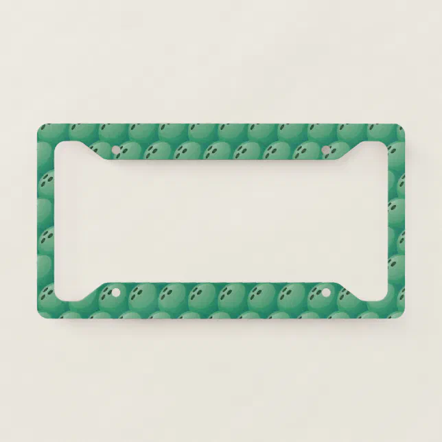 Bowling Balls Design License Plate Frame | Zazzle