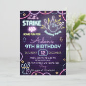 Bowling Birthday Invitation Strike Up Some Fun | Zazzle