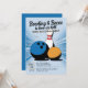 Bowling Bocce Team Building Church Business Blue Invitation | Zazzle