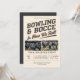 Bowling Bocce Team Building Church Business Photo Invitation | Zazzle