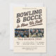 Bowling Bocce Team Building Church Business Photo Invitation | Zazzle