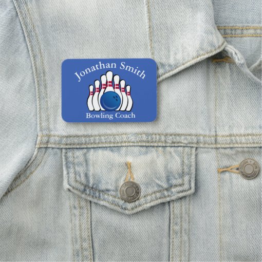 Bowling Design Name Tag | Zazzle