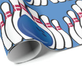 Bowling Design Wrapping Paper | Zazzle