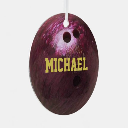Bowling Fan Personalized Ornament | Zazzle