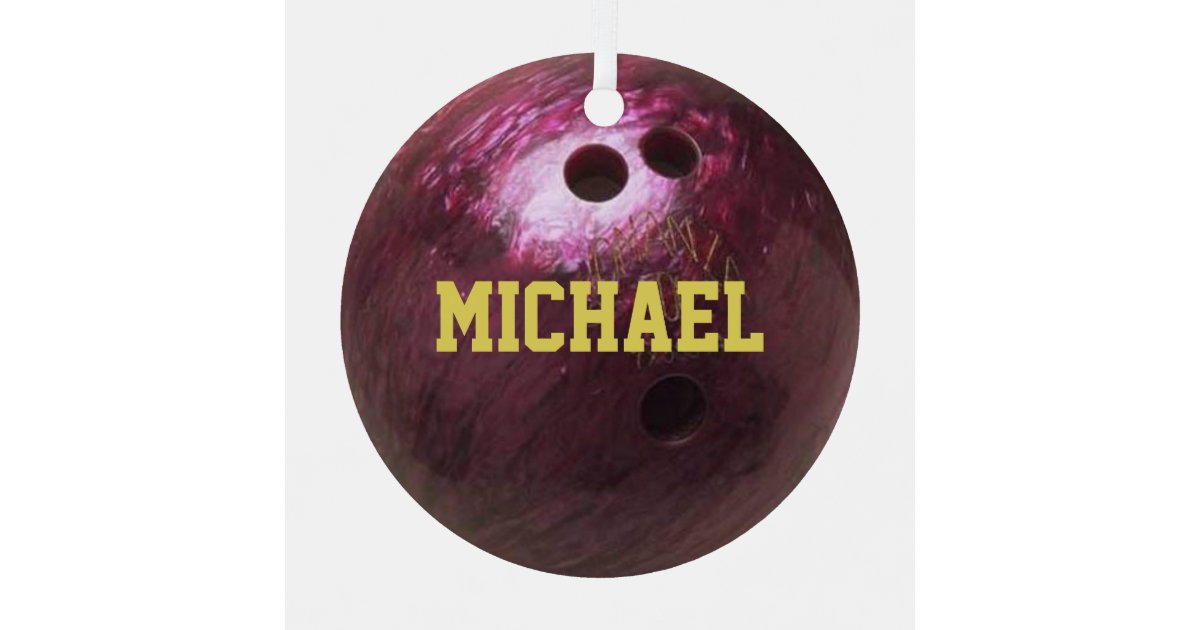 Bowling Fan Personalized Ornament | Zazzle
