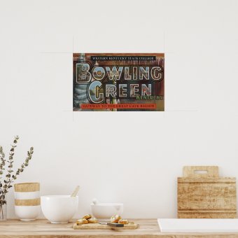 Bowling Green, Kentucky - Large Letter Scenes Poster | Zazzle