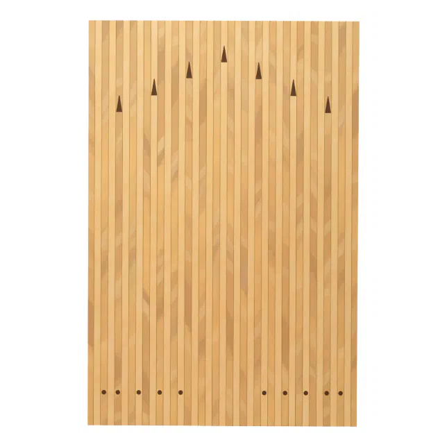 Bowling Lane | 39 Boards and Lane Markings Wood Wall Art | Zazzle