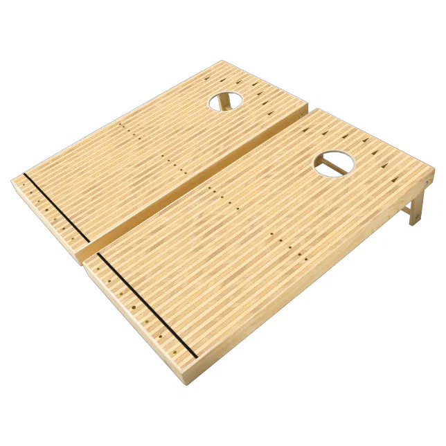 Bowling Lane Boards Approach Foul Line Dots Arrows Cornhole Set | Zazzle